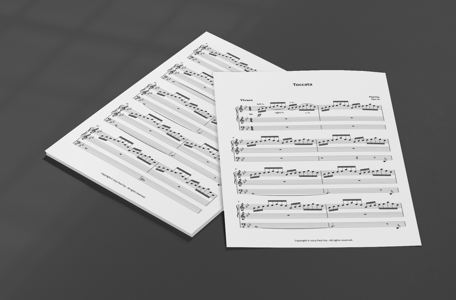 Toccata in G Minor - PDF Download Sheet Music for Organ | Paul Fey ...