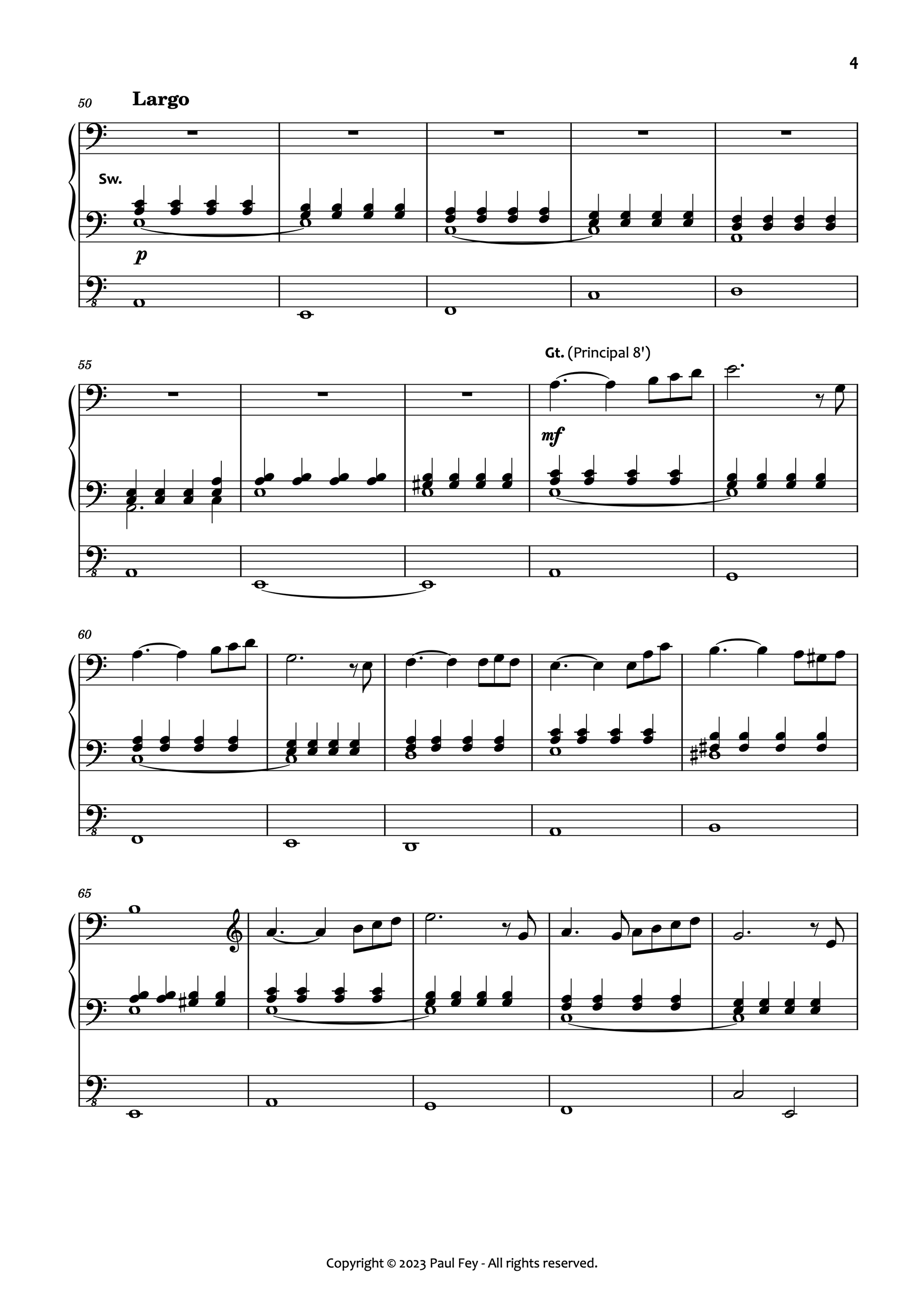 Organ Concerto in C-Major - Music for Organ | Paul Fey Organist