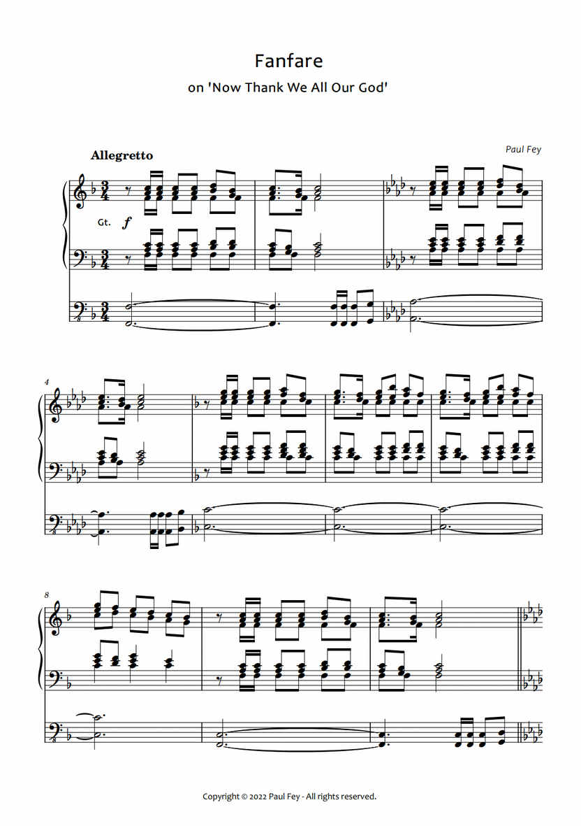 CHRISTMAS MUSIC – Paul Fey | Organist